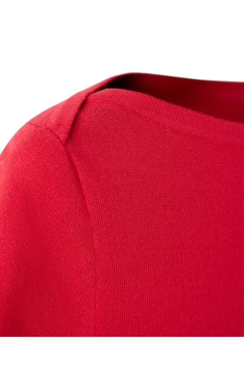 Mango Short Sleeve Fine Knit Sweater - Red