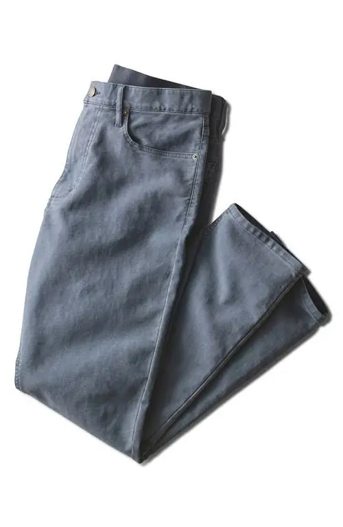 Marine Layer Flex Terry Slim Straight 5-pocket Pants