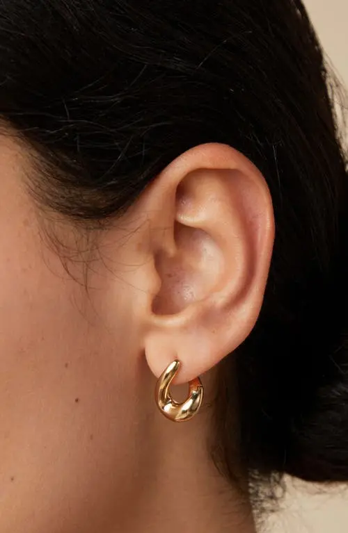 ASTRID & MIYU Molten Hoop Earrings