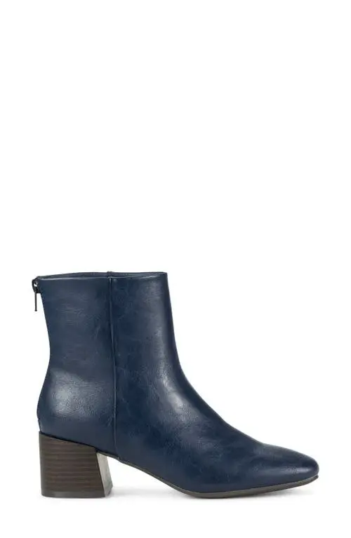 BARETRAPS Emilie Block Heel Bootie - Dark Navy