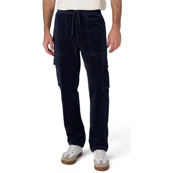 LIVERPOOL Corduroy Cargo Joggers - Dark Navy