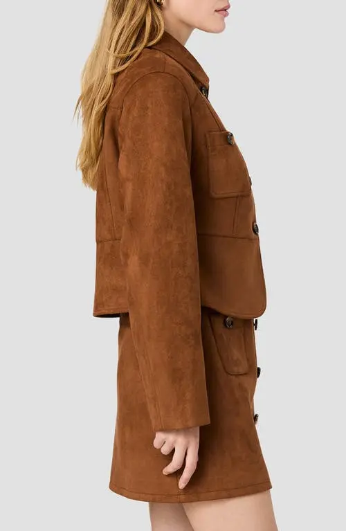French Connection Laney Faux Suede Tailored Jacket