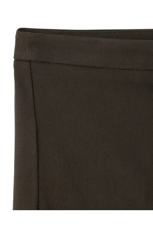Mango Cropped Straight Leg Pants