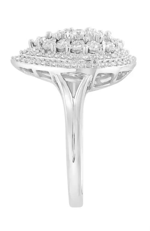EFFY Diamond Pear Halo Ring
