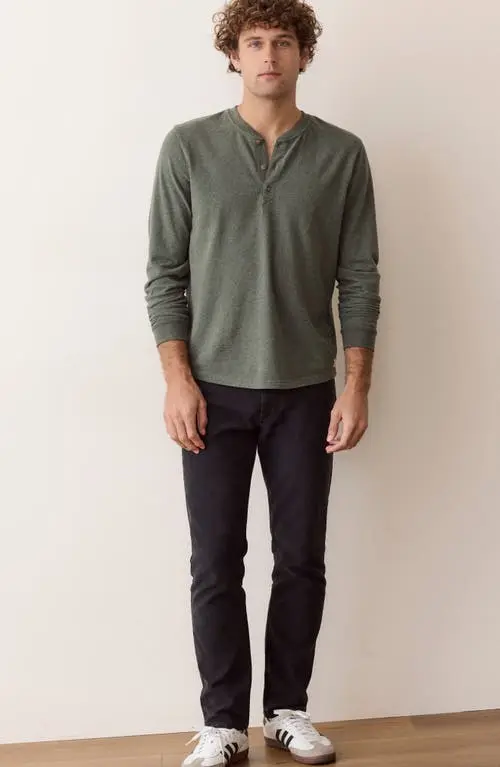 Marine Layer Flex Terry Slim Fit Five Pocket Pants - Faded Black