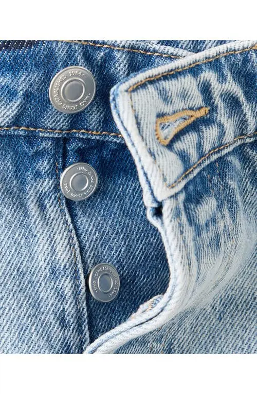 Mango Mid Rise Balloon Jeans - Light Blue