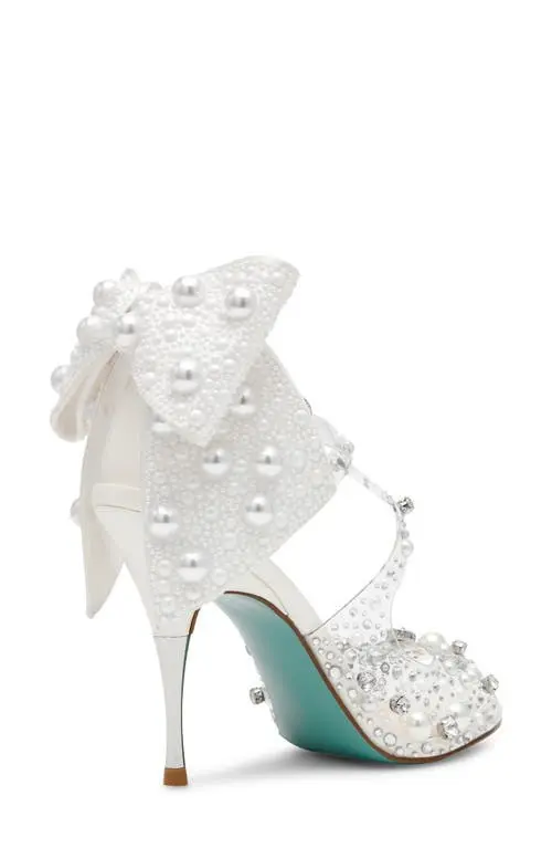 Betsey Johnson Tessa Stiletto Sandal - Pearl Multi
