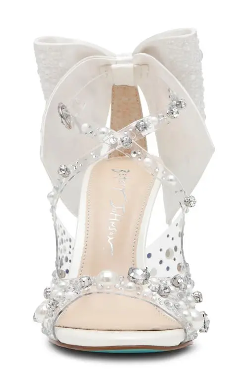 Betsey Johnson Tessa Stiletto Sandal - Pearl Multi