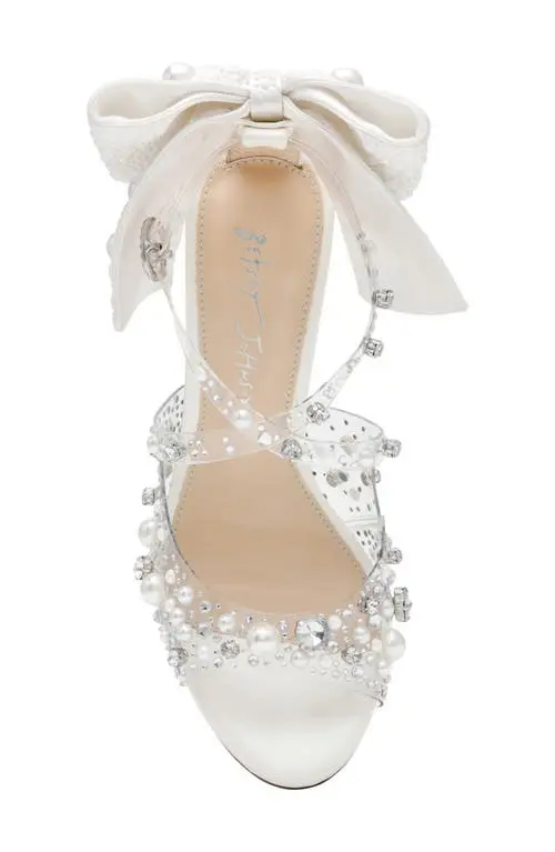 Betsey Johnson Tessa Stiletto Sandal - Pearl Multi
