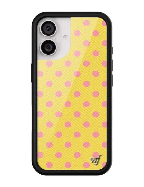 WILDFLOWER CASES Polka Dot | Yellow And Pink /17e/air/17 Pro/17 Pro Max Case - Iphone 17