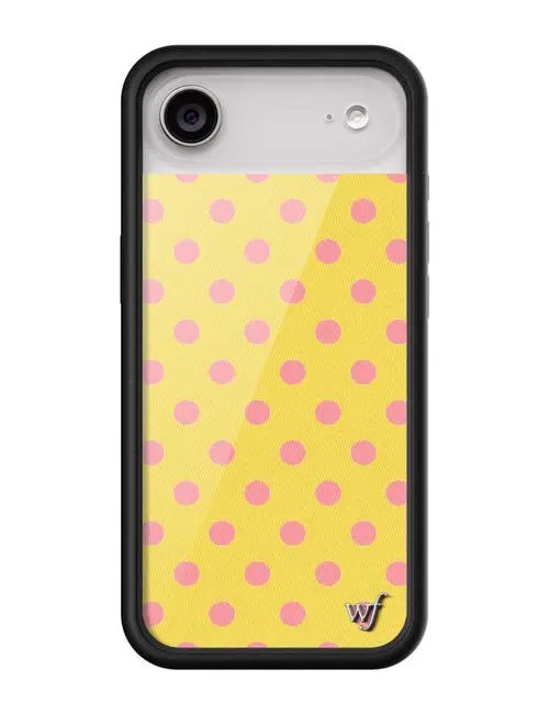 WILDFLOWER CASES Polka Dot | Yellow And Pink /17e/air/17 Pro/17 Pro Max Case - Iphone Air