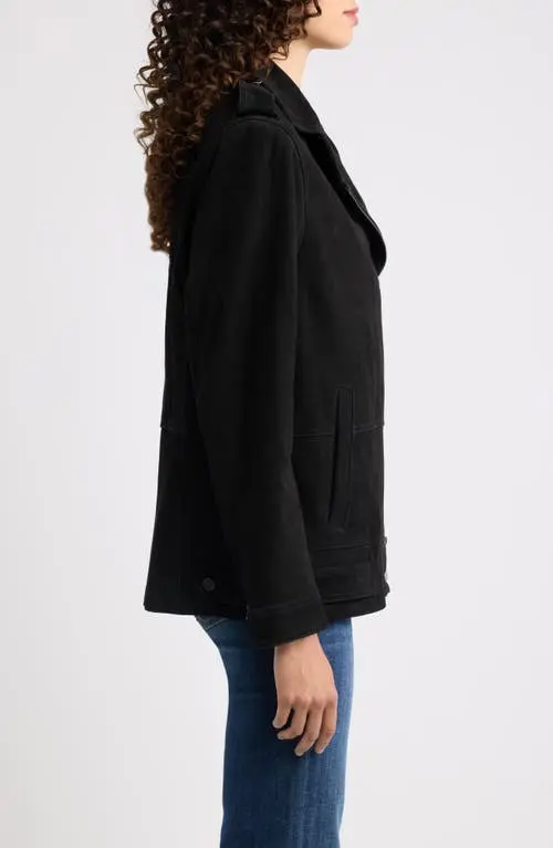 Kobi Halperin Priscilla Suede Zip-up Jacket - Black