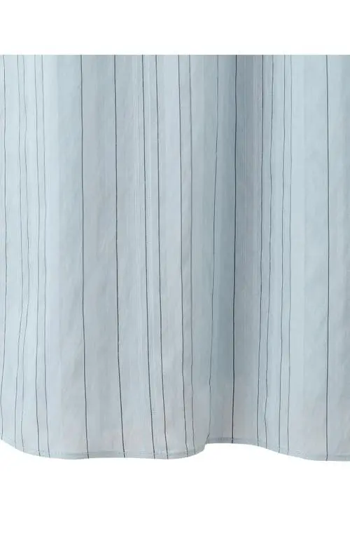Mango Striped Gathered Dress