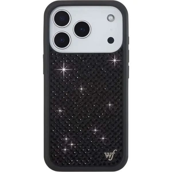 WILDFLOWER CASES Black Rhinestone /17 Pro/17 Pro Max Case - Iphone 17 Pro