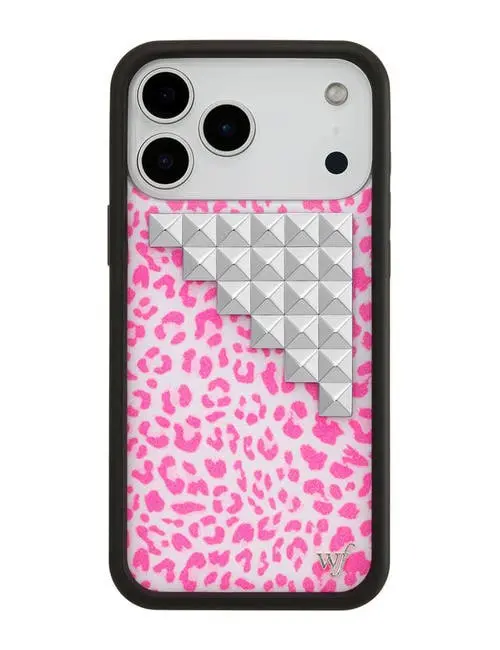 WILDFLOWER CASES Pink Meow Stud /17 Pro/17 Pro Max Case - Iphone 17 Pro Max