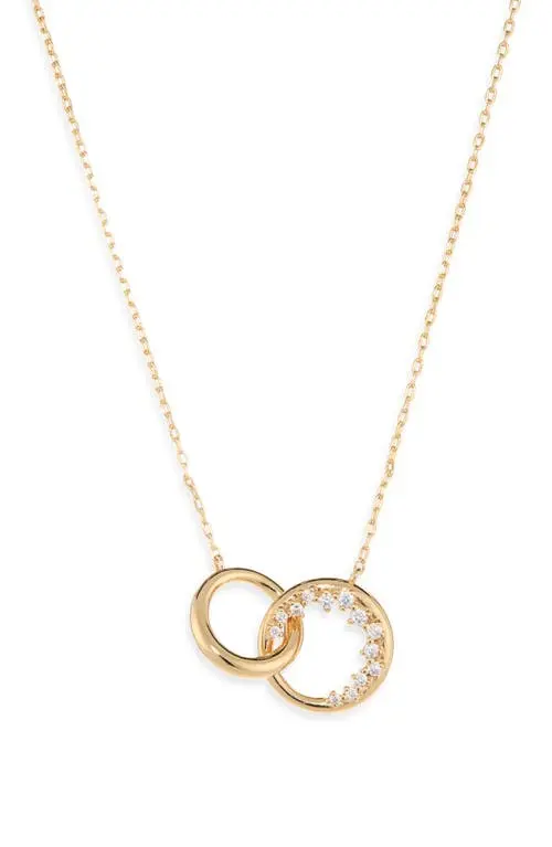 ASTRID & MIYU Orbit Cubic Zirconia Pendant Necklace