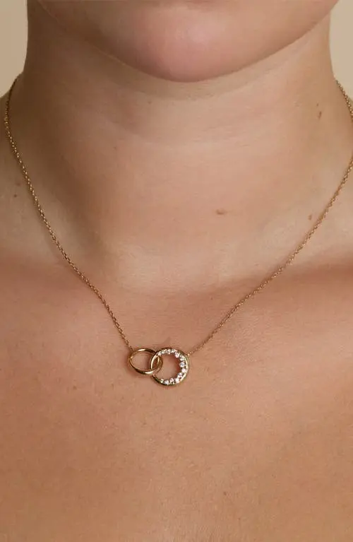 ASTRID & MIYU Orbit Cubic Zirconia Pendant Necklace