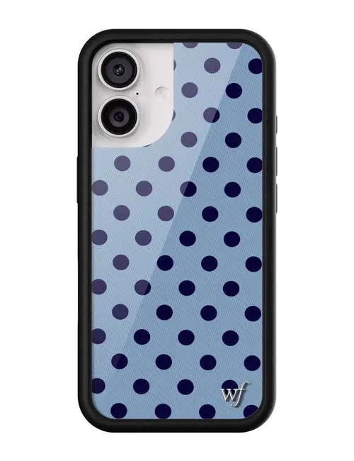 WILDFLOWER CASES Polka Dot | Blue And Navy Blue /17e/air/17 Pro/17 Pro Max Case - Iphone 17