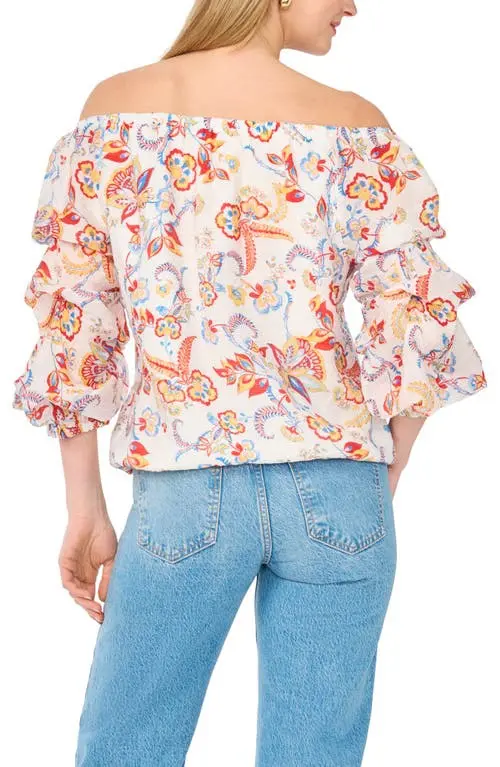Vince Camuto Off The Shoulder Bubble Sleeve Top
