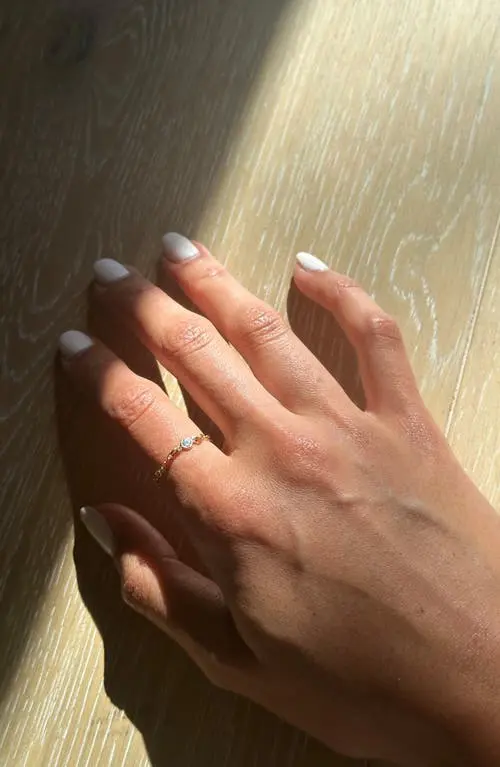 SET & STONES Renata Cubic Zirconia Chain Ring