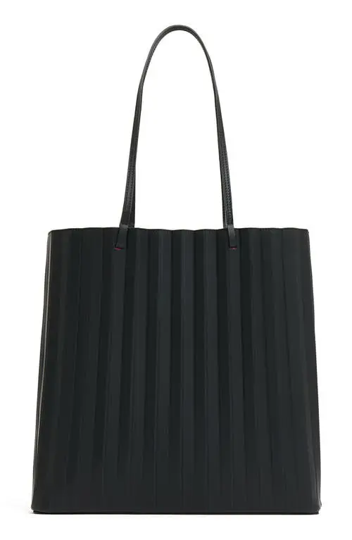 MANSUR GAVRIEL Large Filo Pleated Tote - Black/flamma