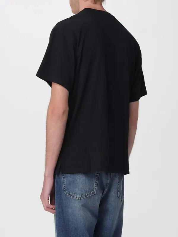 Carhartt Work In Progress Madison Cotton T-shirt With Embroidered Logo On The Chest - Black