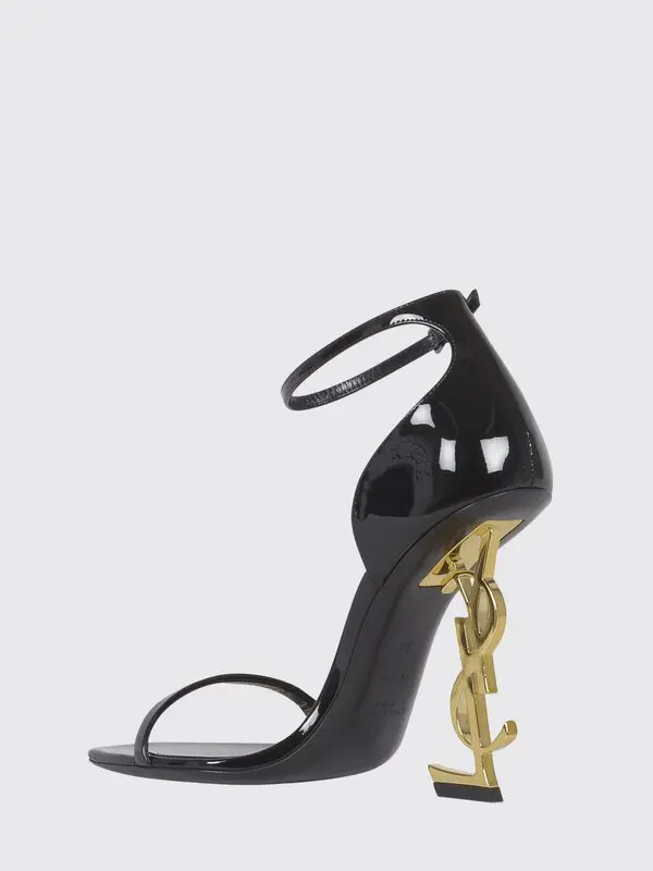 Saint Laurent Opyum Patent Leather Heeled Sandals