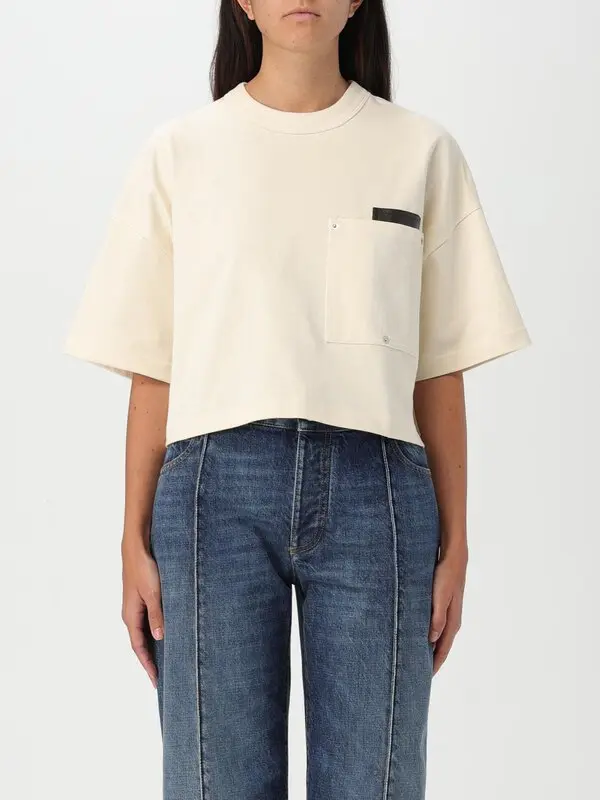 Bottega Veneta T-shirt Yellow - Cream