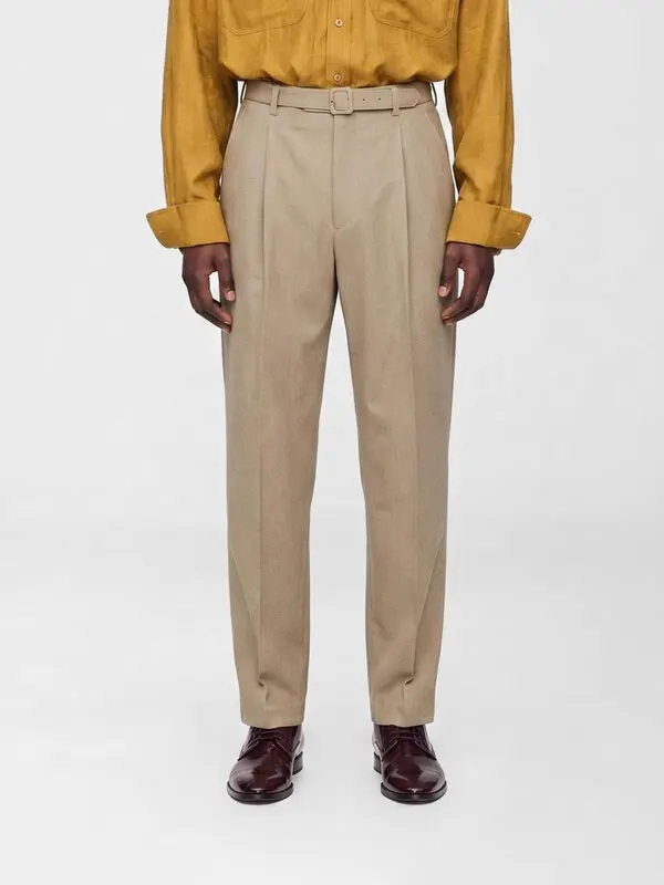 Saint Laurent Tailored Belted Trousers