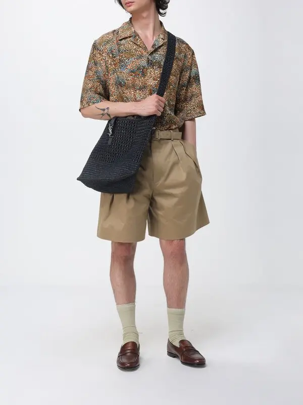 Saint Laurent Shorts Beige