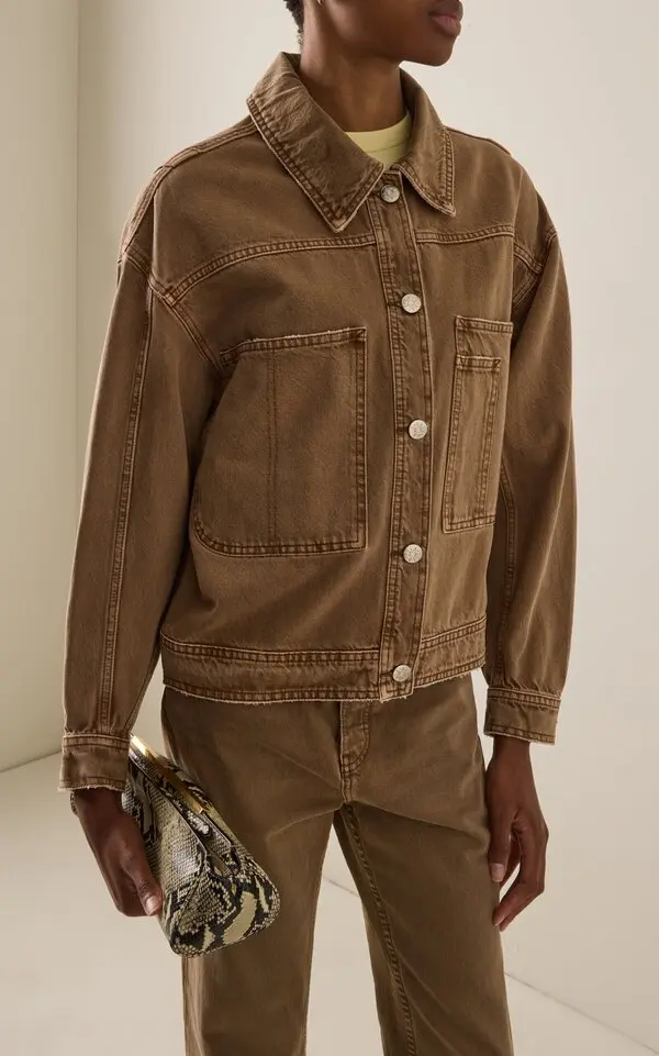 DALA Lido Denim Jacket - Brown