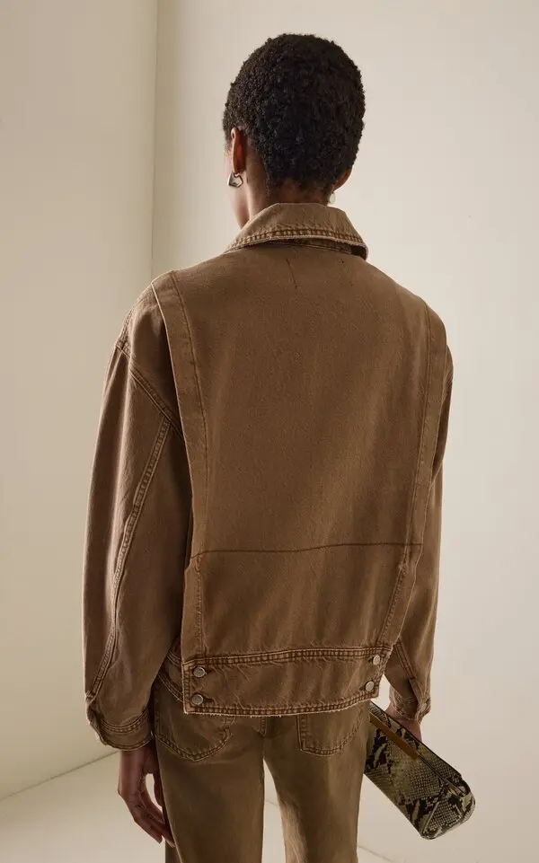 DALA Lido Denim Jacket - Brown