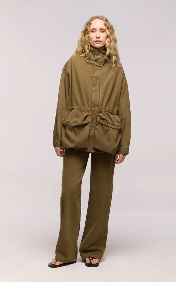 DALA Mountain Denim Jacket - Dark Green