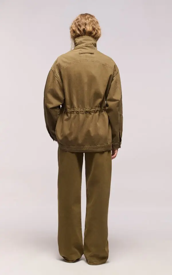 DALA Mountain Denim Jacket - Dark Green