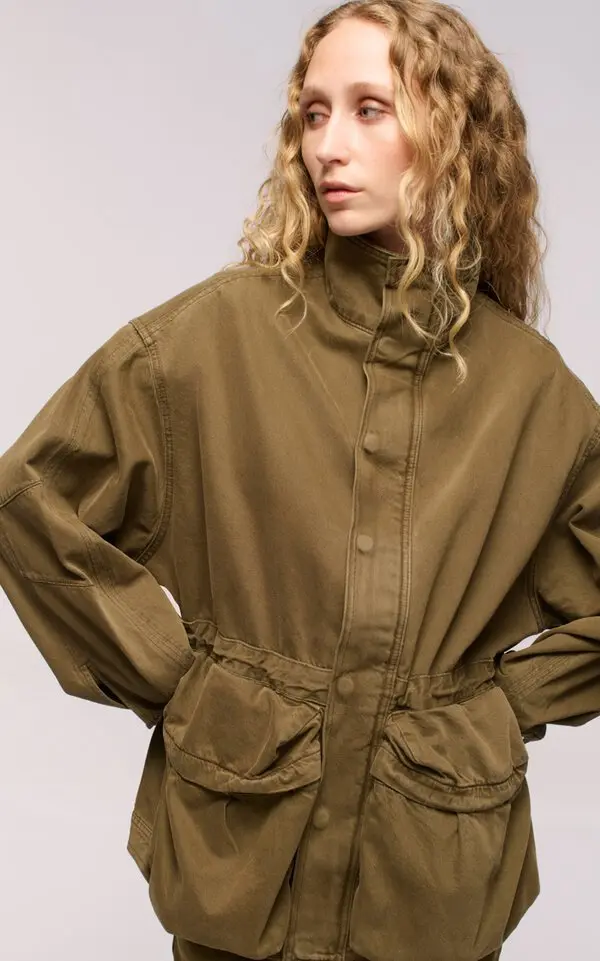 DALA Mountain Denim Jacket - Dark Green