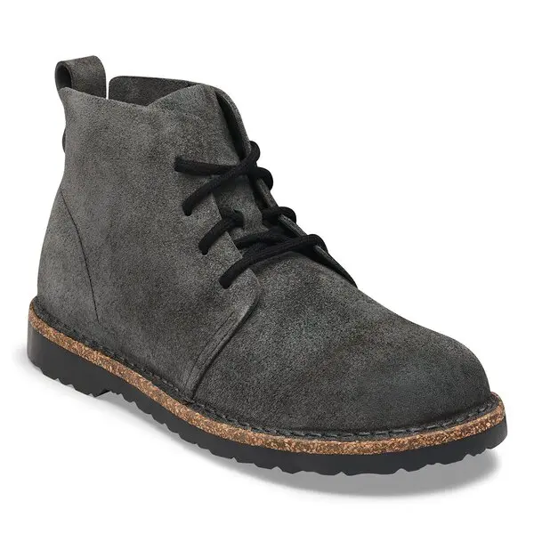 BIRKENSTOCK Uppsala Mid Suede Leather - Charcoal