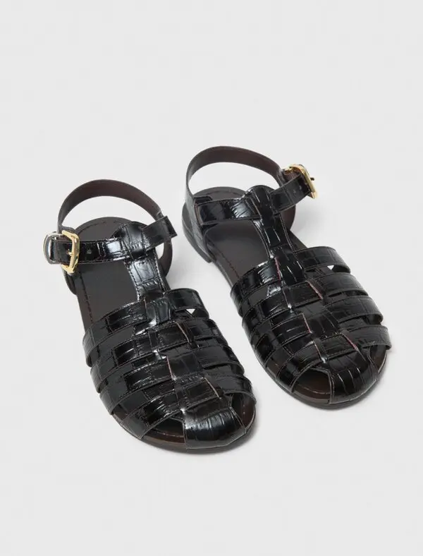 Maje Multi-strap Leather Sandals