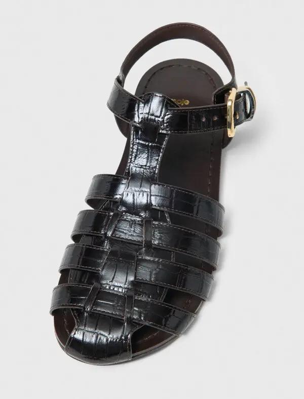 Maje Multi-strap Leather Sandals