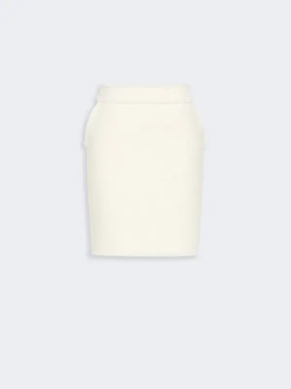 Max Mara Short Wool Jersey Skirt