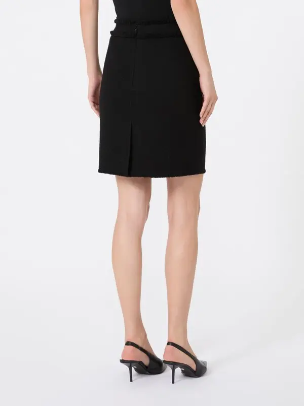 Max Mara Short Wool Jersey Skirt
