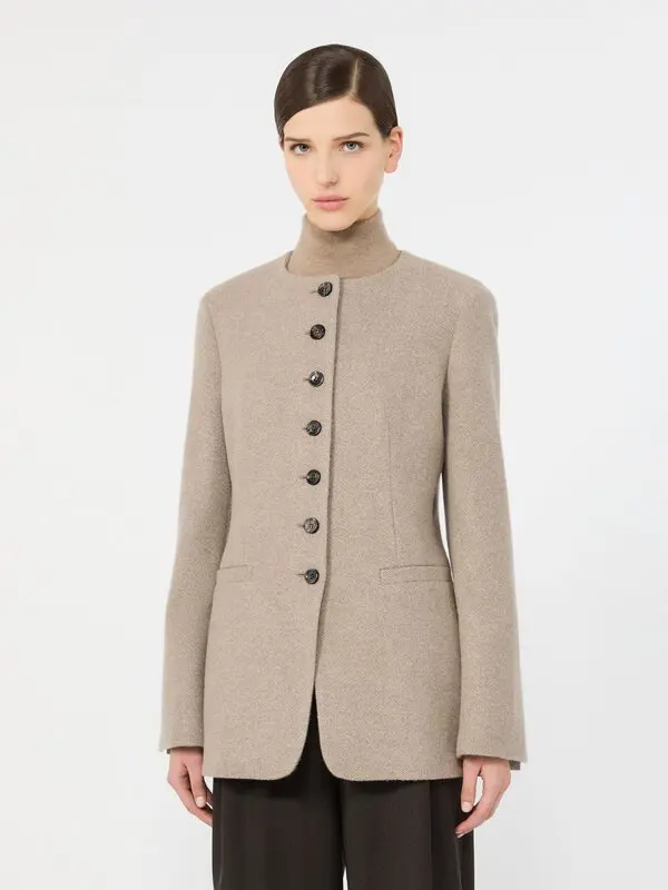 Max Mara Cashmere Crew-neck Jacket