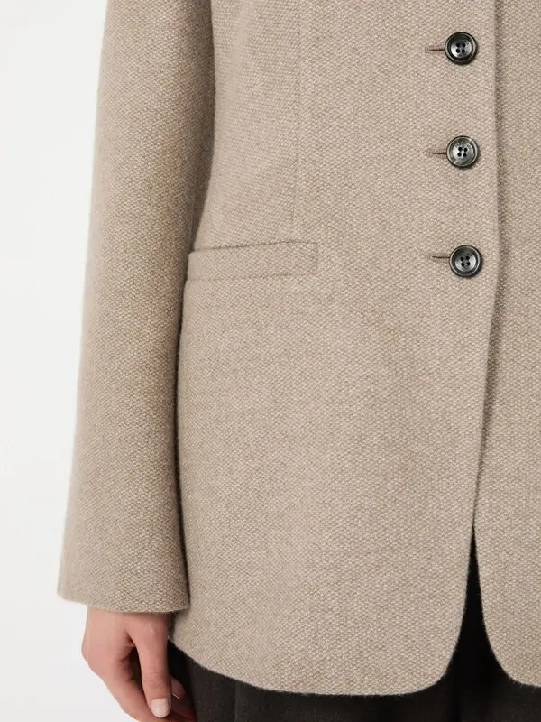 Max Mara Cashmere Crew-neck Jacket