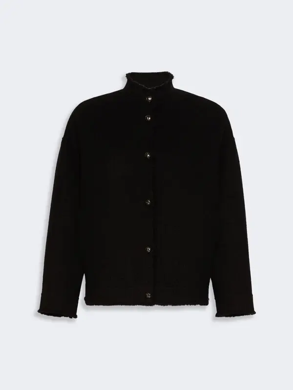 Max Mara Double Jersey Wool Bomber Jacket