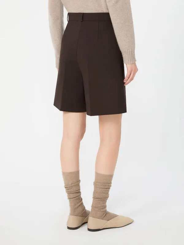 Max Mara Double Woollen Cloth Bermuda Shorts