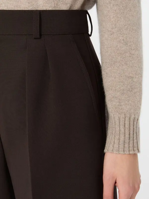 Max Mara Double Woollen Cloth Bermuda Shorts