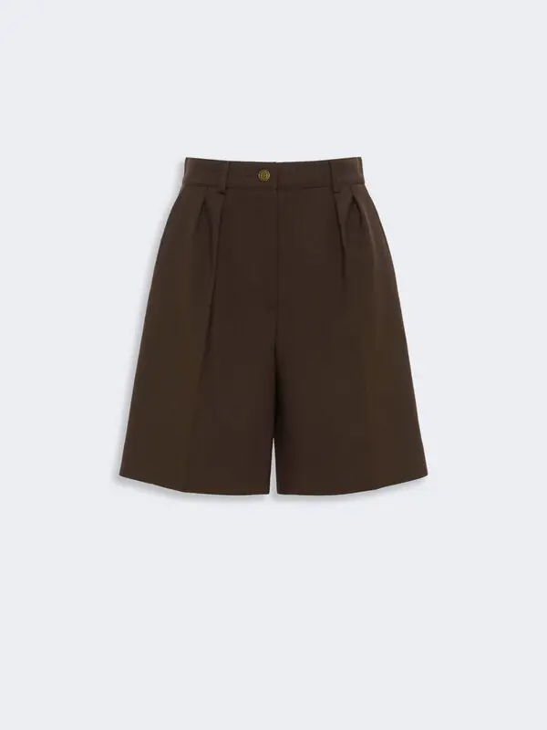 Max Mara Double Woollen Cloth Bermuda Shorts