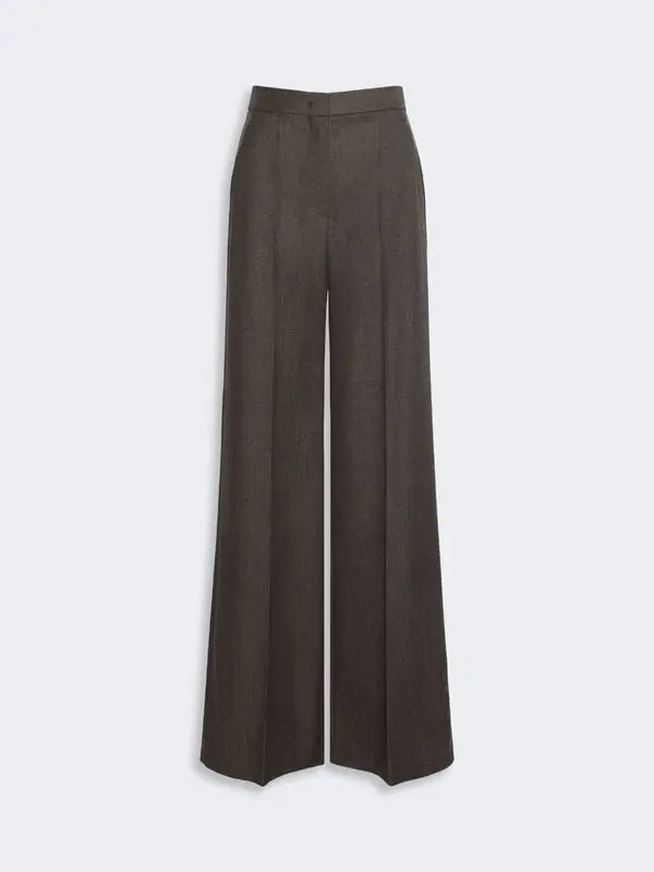 Max Mara Denim-look Wool Trousers