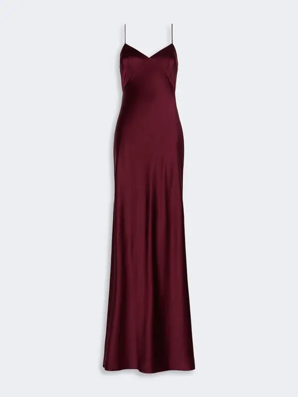Max Mara Silk Satin Slip Dress