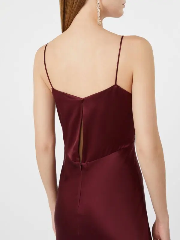 Max Mara Silk Satin Slip Dress