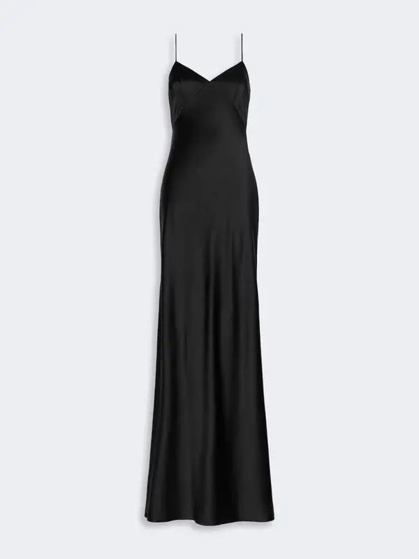 Max Mara Silk Satin Slip Dress